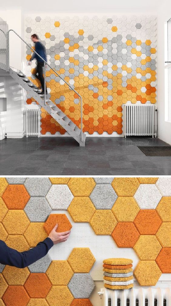 Hexagon Trickling Floor Patterns – What's Under Your Feet?